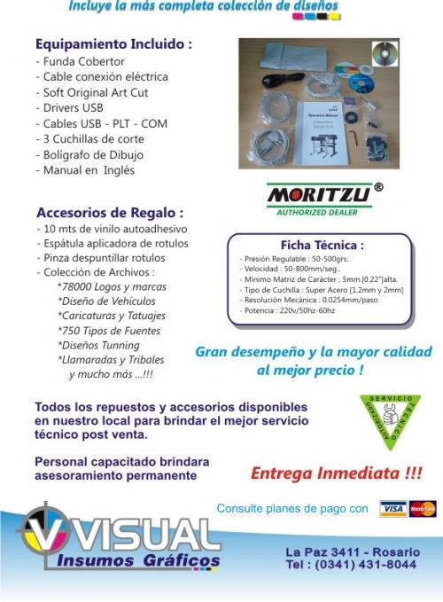 Plotter de corte moritzu rosario - santa fe en Santa Fe - Otros ...