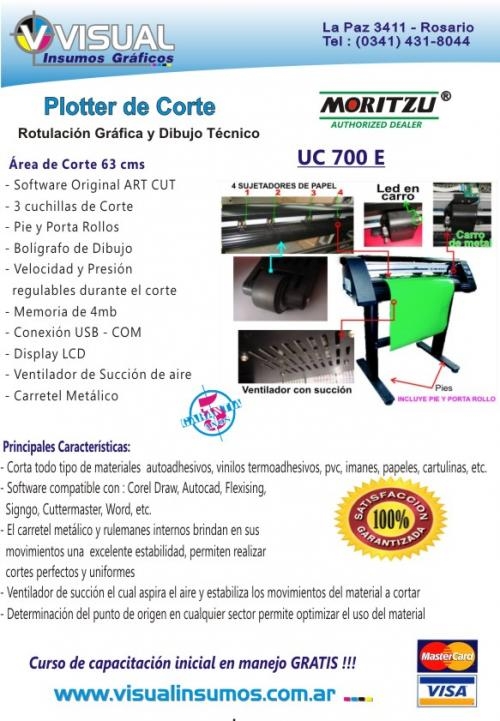 Plotter de corte moritzu rosario - santa fe en Santa Fe - Otros ...