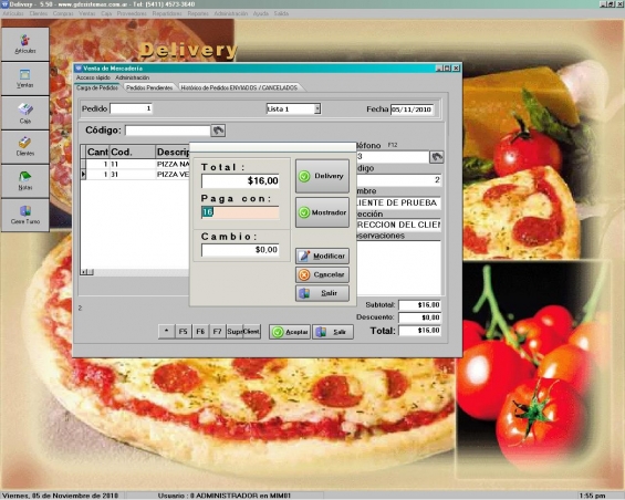 Software para gestión de delivery: pizza, empanadas, sushi... accesible ...