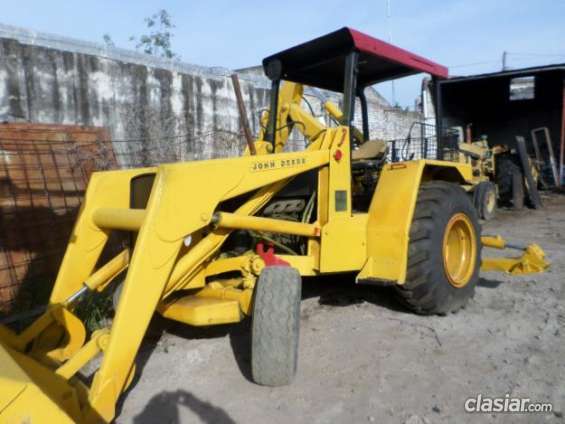 Vendo barato pala retro excavadora john deere 410 muy bien cuidado. en ...